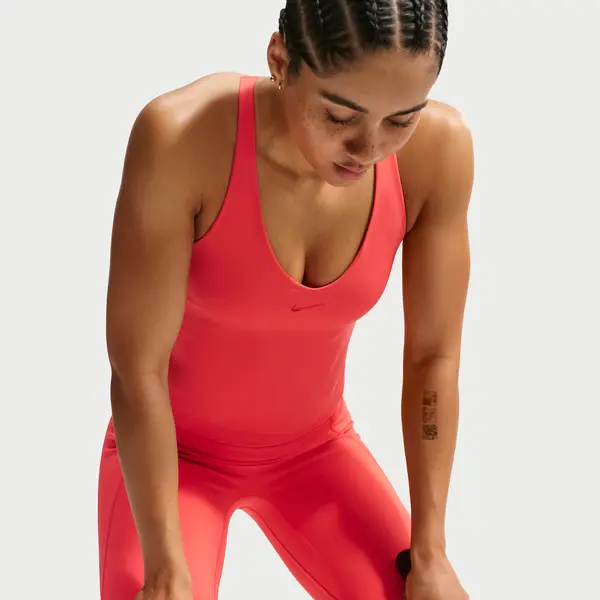 Nike Universa Sports Bra Tank Top - Red