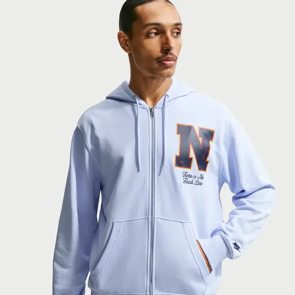 Nike Sportswear Club French Terry Full-zip Hoodie - Blue