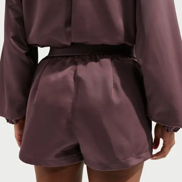 Nike High-waisted Satin Hot Shorts
