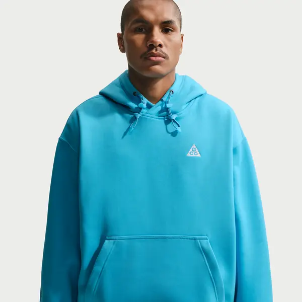 Nike Tuff Fleece" Pullover Hoodie - Blue