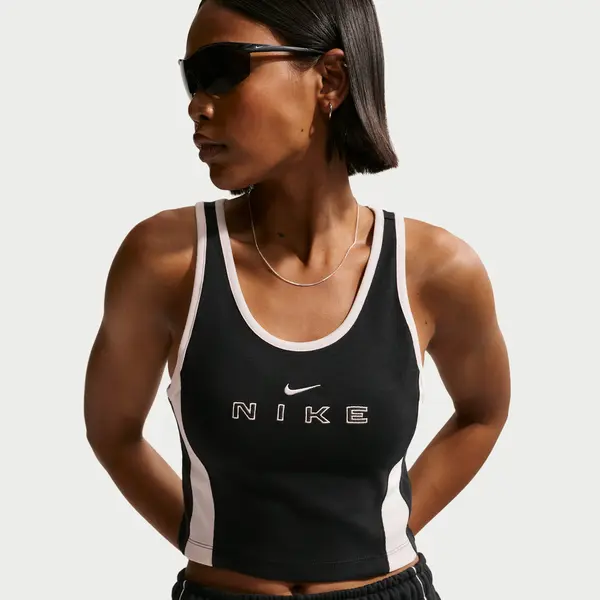 Nike Sportswear Tight Graphic Tank Top - Black