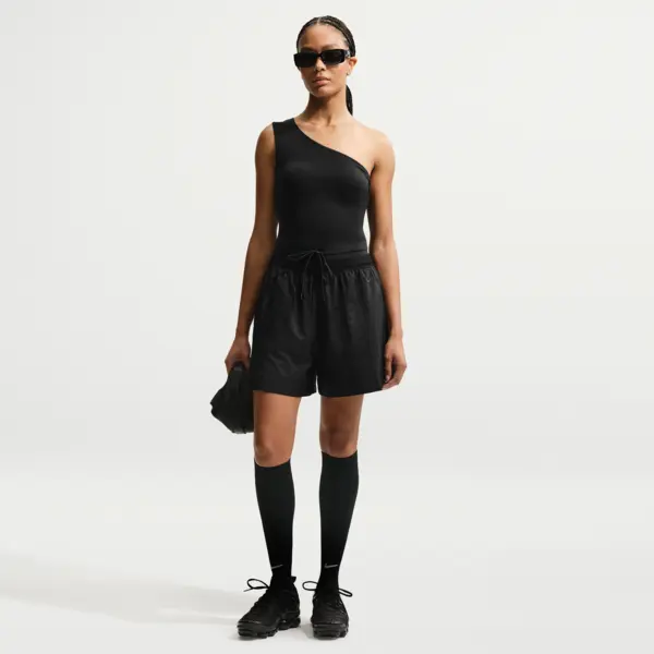 Nike Loose High-waisted Lightweight Ripstop Shorts - Black