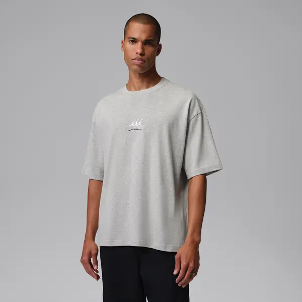 JORDAN Flight Oversized Graphic T-shirt - Grey