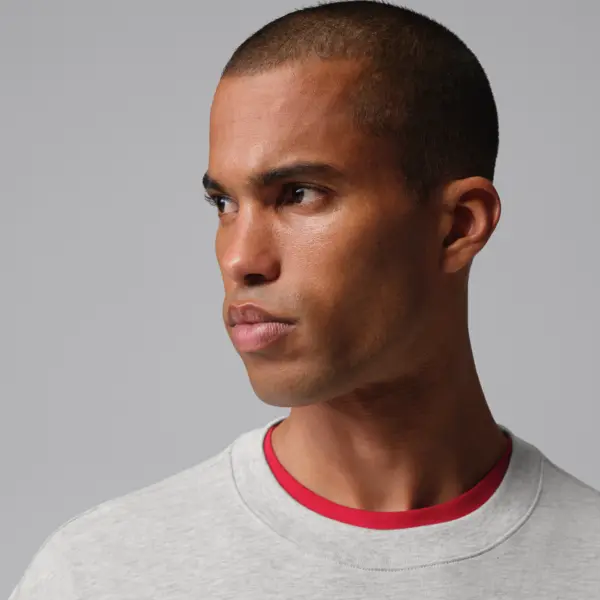 JORDAN Flight Oversized Graphic T-shirt - Grey