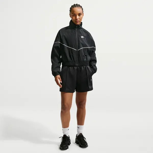 Nike Sportswear Mid-rise Poly-knit Track Shorts - Black
