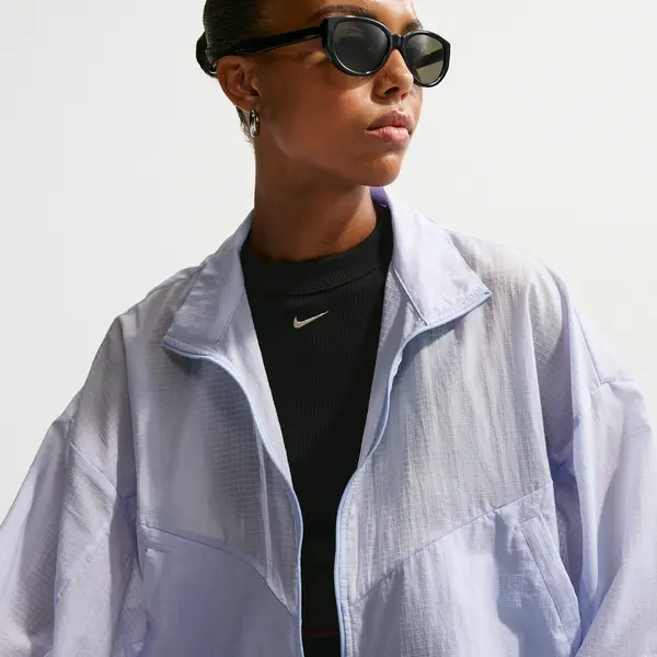 Nike Sportswear Oversized Lightweight Ripstop Jacket - Blue