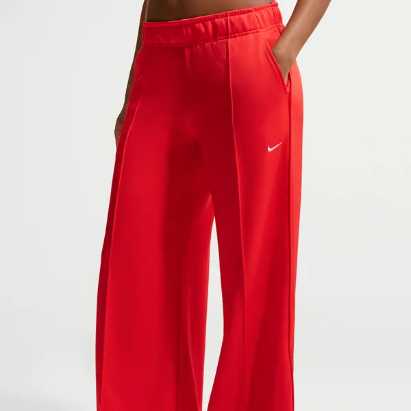 Nike Mid-rise Wide-leg Track Pants - Red
