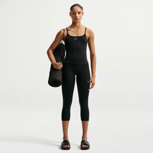 Nike Fitted Dri-fit Cami Tank Top - Black