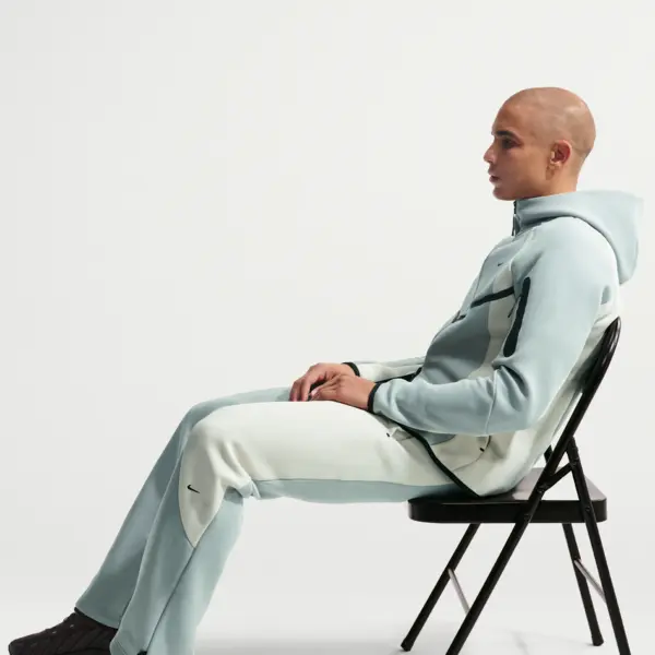 Nike Tech Color-block Open-hem Fleece Pants