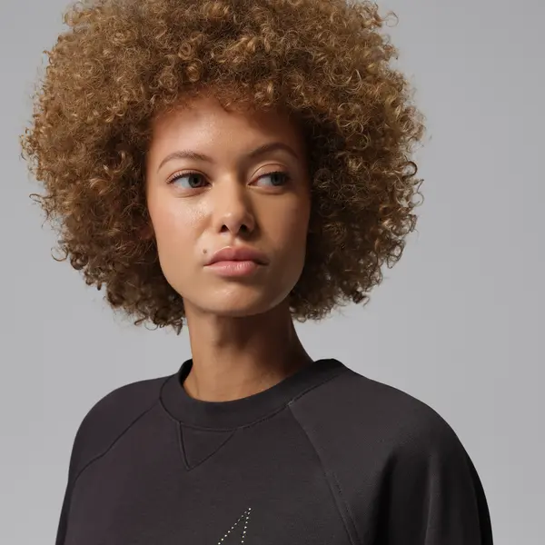 JORDAN Brooklyn Fleece French Terry Short-sleeve T-shirt - Black