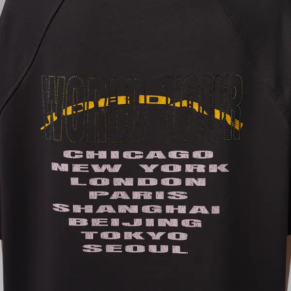 JORDAN Brooklyn Fleece French Terry Short-sleeve T-shirt - Black