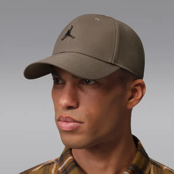 JORDAN Rise Structured Metal Jumpman Hat - Grey