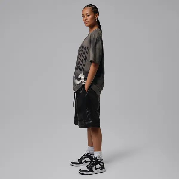 JORDAN Flight Oversized Graphic T-shirt - Black