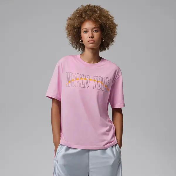 JORDAN Brooklyn Girlfriend T-shirt - Pink
