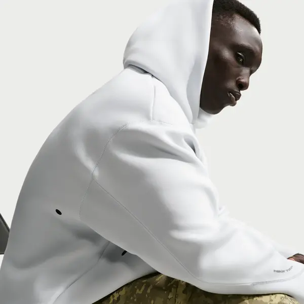 Nike Tech Fleece Pullover Hoodie - White