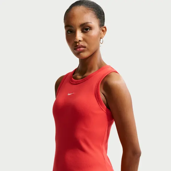 Nike Sportswear Tight Ribbed Tank Top - Red