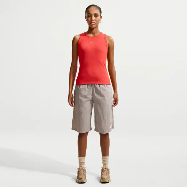 Nike Tight Ribbed Tank Top - Red