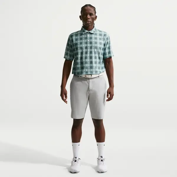 Nike Tailored Performance Tartan Dri-fit Golf Polo