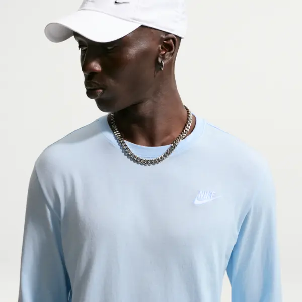 Nike Club Long-sleeve T-shirt - Blue