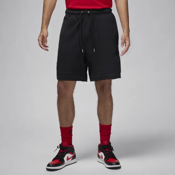 JORDAN Flight Fleece Diamond Shorts - Black