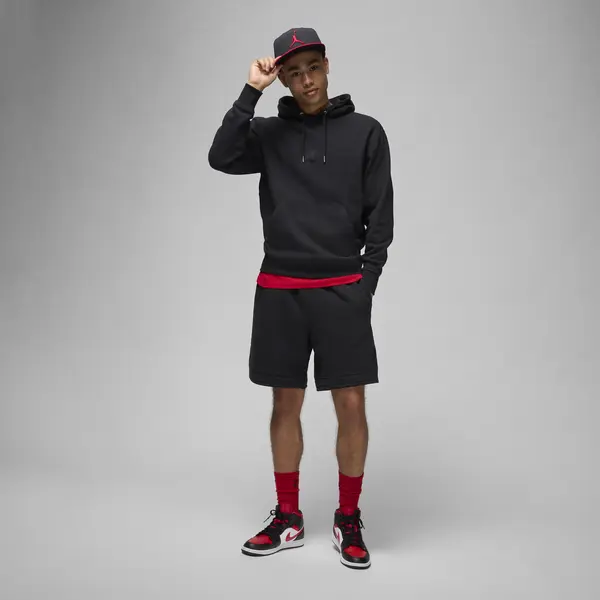 JORDAN Flight Fleece Diamond Shorts - Black