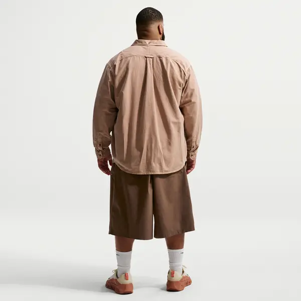 Nike Club Oversized Pleated Knee-length Shorts