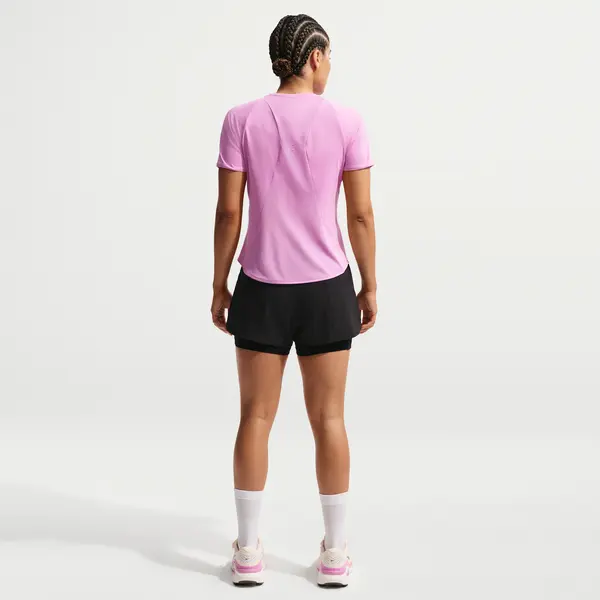 Nike Swift Dri-fit Short-sleeve Running Top - Purple