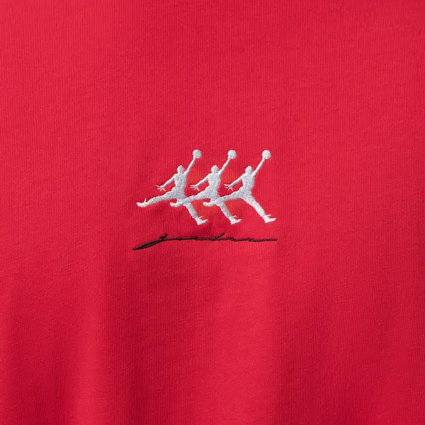 JORDAN Flight Oversized Graphic T-shirt - Red