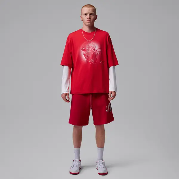JORDAN Flight Essentials Oversized T-shirt - Red