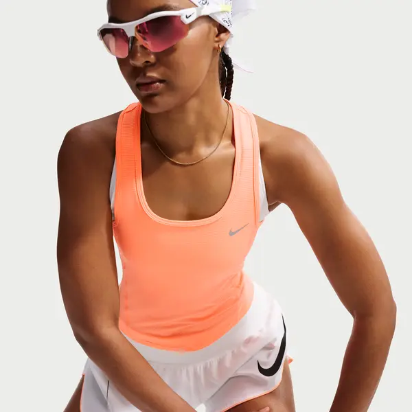 Nike Dri-fit Cropped Mesh Tank Top