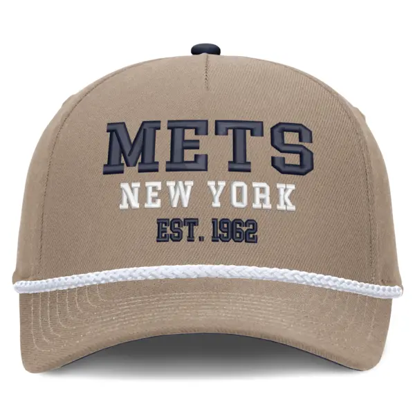 Nike Mlb New York Mets Rise Adjustable Hat - Brown