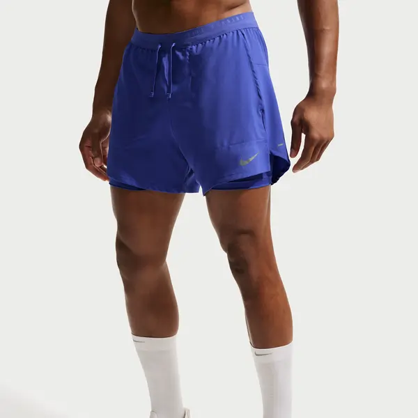 Nike Stride Dri-fit 5" 2-in-1 Running Shorts - Blue