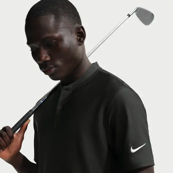 Nike Velocity Dri-fit Blade Collar Golf Polo - Black