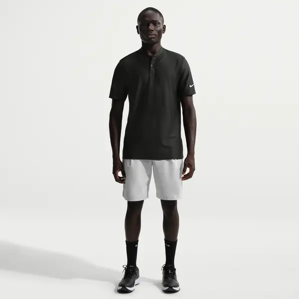 Nike Velocity Dri-fit Blade Collar Golf Polo - Black