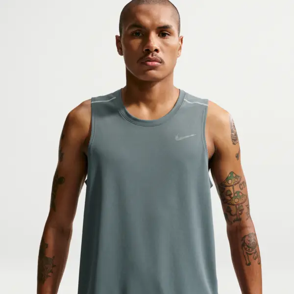 Nike Miler Dri-fit Running Tank Top - Grey
