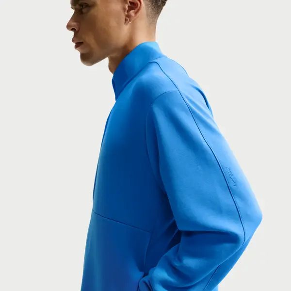 Nike 24.7 Impossiblysoft Dri-fit 1/2-zip Top - Blue