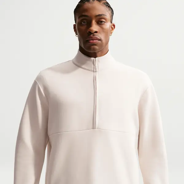 Nike 24.7 Impossiblysoft Dri-fit 1/2-zip Top - Brown
