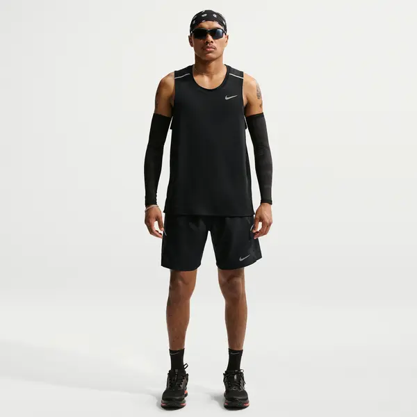 Nike Miler Dri-fit 7" Brief-lined Running Shorts - Black
