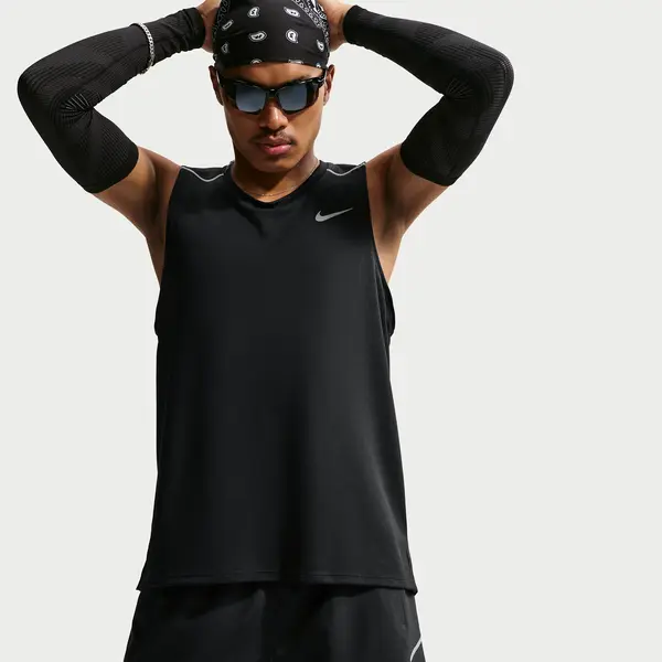 Nike Miler Dri-fit 7" Brief-lined Running Shorts - Black