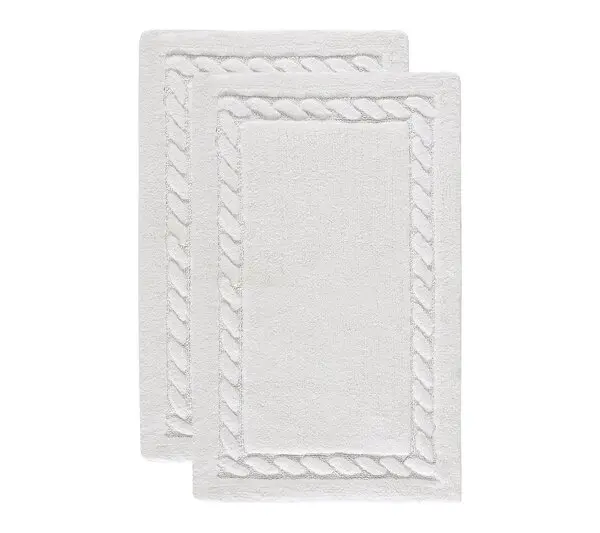 SAFAVIEH Cable Plush 1'-9' X 2'-10' Bath Mat - One-color