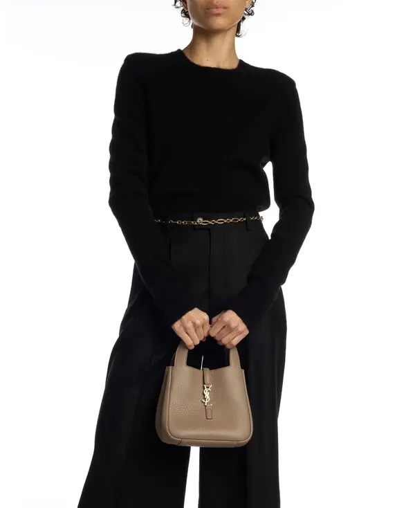 Saint Laurent Le 5 Aa 7 Baby Bea Bag - Light Cumin