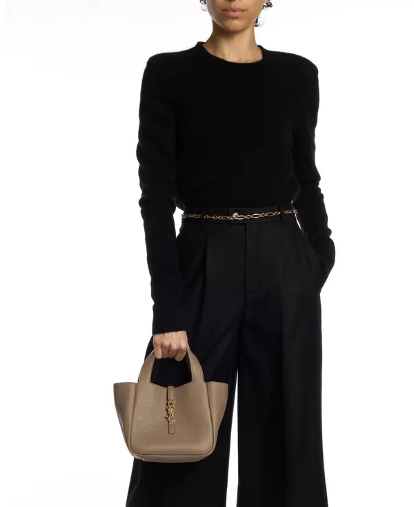 Saint Laurent Le 5 Aa 7 Baby Bea Bag - Light Cumin