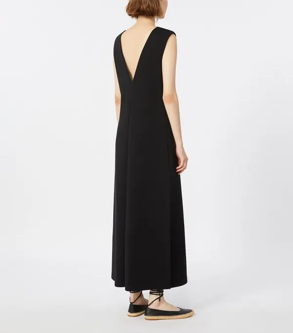 Max Mara Cotton-blend Jersey Maxi Dress