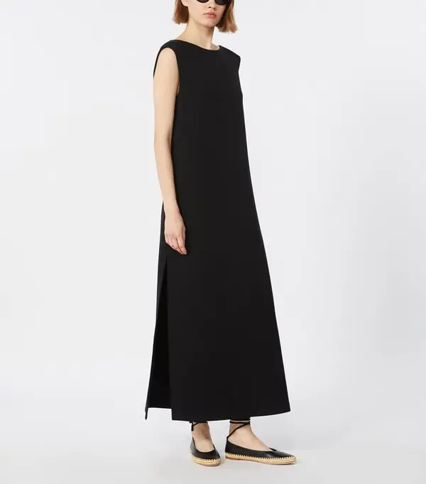 Max Mara Cotton-blend Jersey Maxi Dress