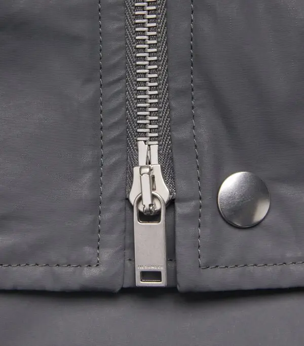 JIL SANDER Cotton Padded Bomber Jacket - Grey
