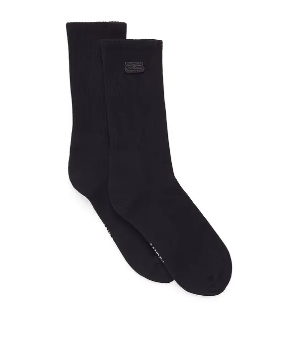 Sandro Cotton-blend Double S Socks - Black