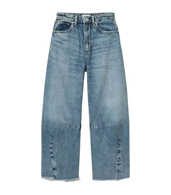 ALLSAINTS Payton Barrel-leg Jeans - Blue