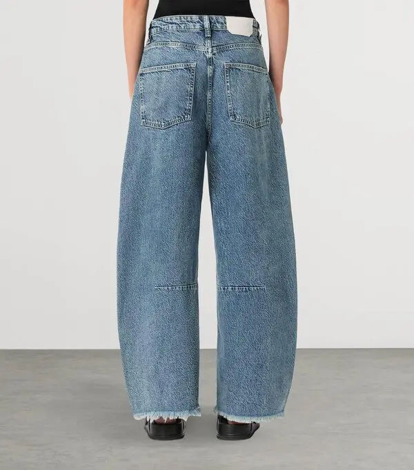 ALLSAINTS Payton Barrel-leg Jeans - Blue