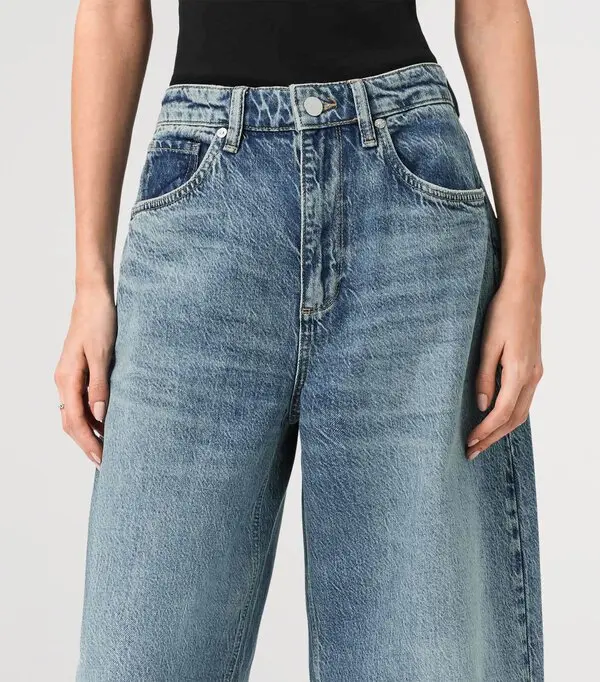 ALLSAINTS Payton Barrel-leg Jeans - Blue
