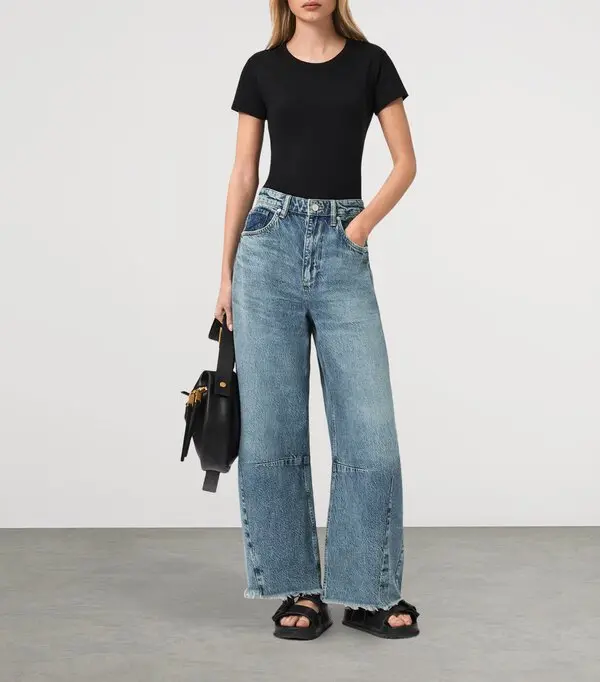 ALLSAINTS Payton Barrel-leg Jeans - Blue